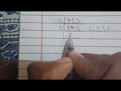 prime factors of 725