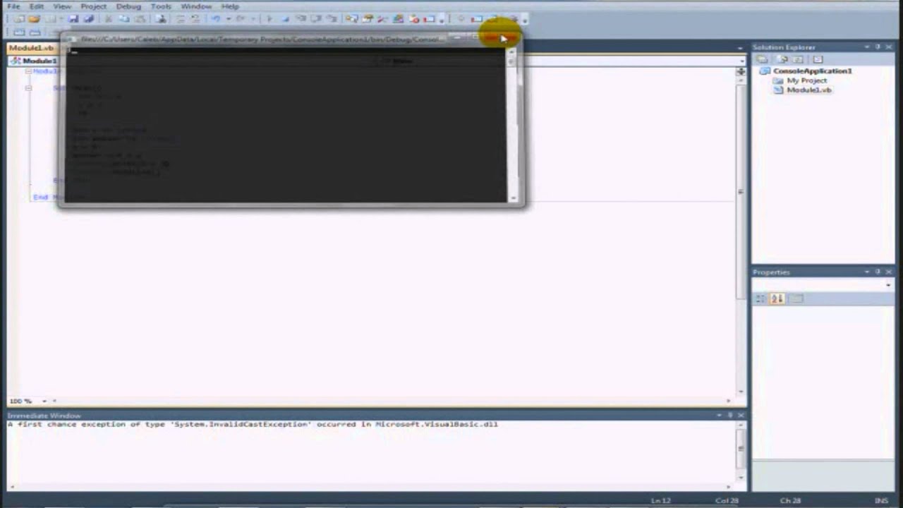 Visual Basic Console Programming Tutorial - 2 - Variable Basics (Integers)