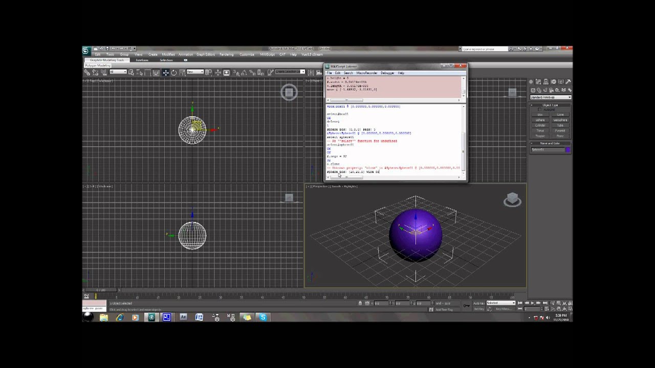 Maxscript Basics Part 1