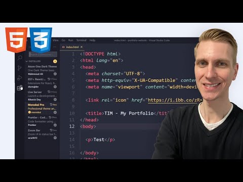 Auto Refresh HTML & CSS with Live Server VS Code Extension