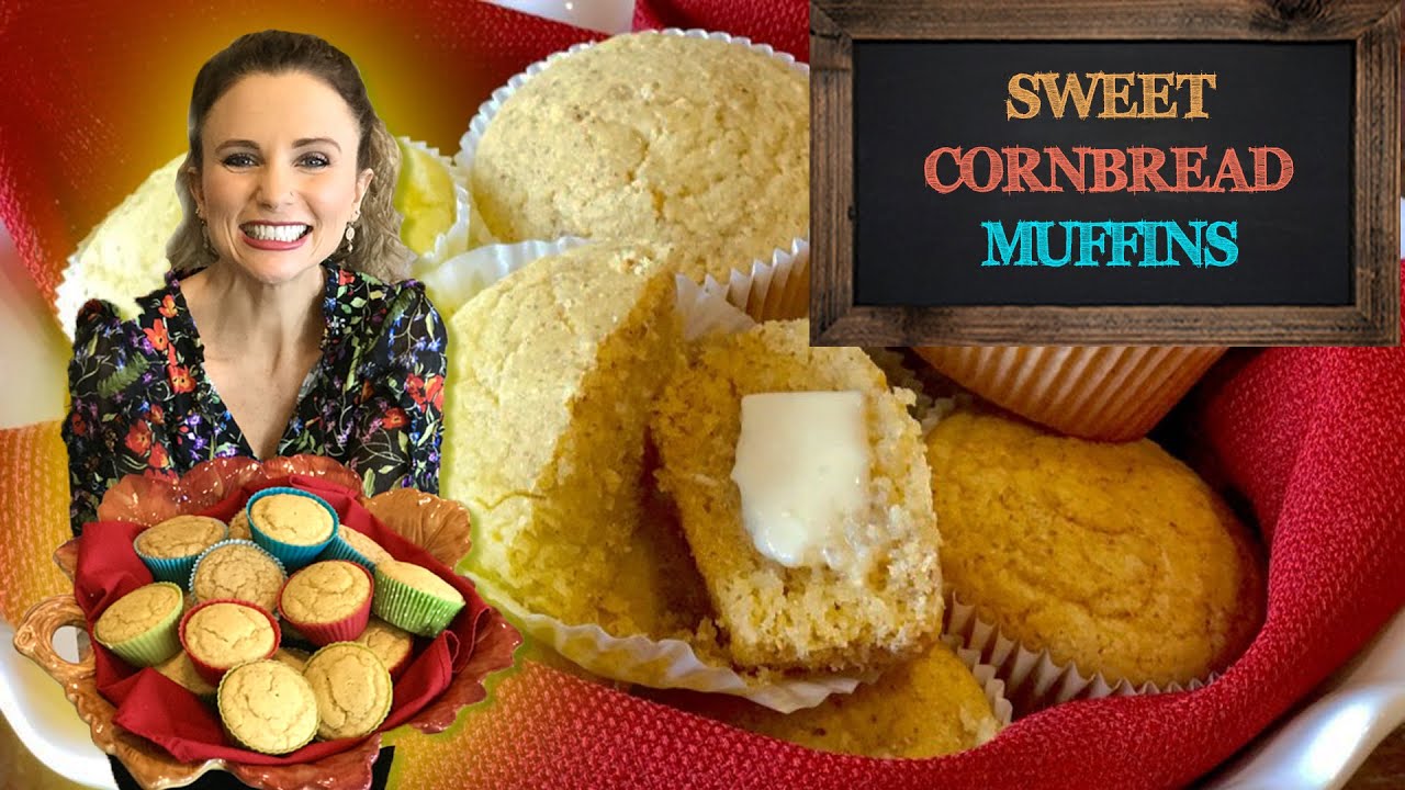 Sweet Vegan Cornbread Muffins (Regular and Gluten Free!)
