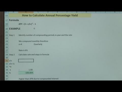How To Compute APY