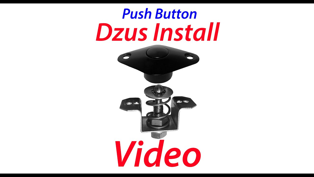 Dzus Push Button Latch Install Video