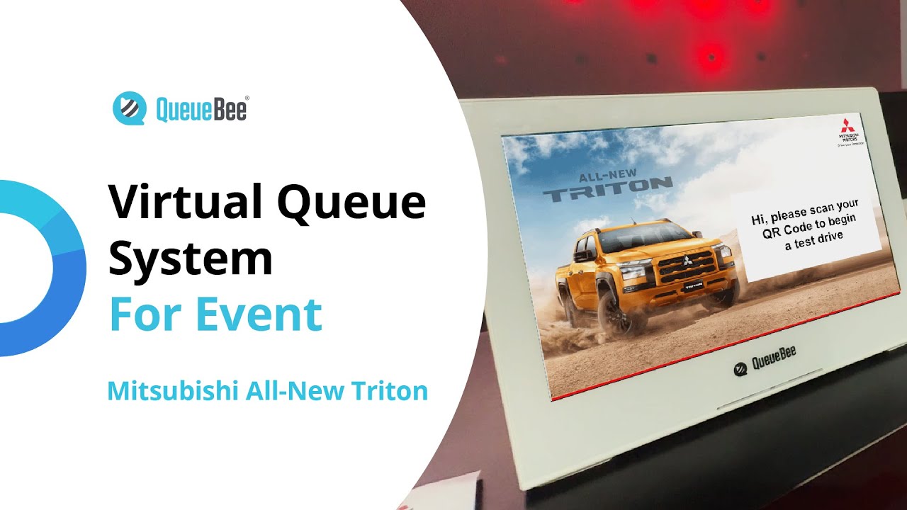 QueueBee Virtual Queue System For Event - Mitsubishi All-New Triton Test Drive