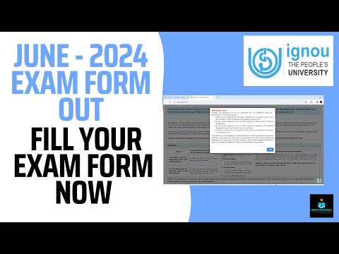 How to fill up IGNOU examination form June 2024 😱| IGNOU exam form kese bhare | june 2024 exam tips🔥