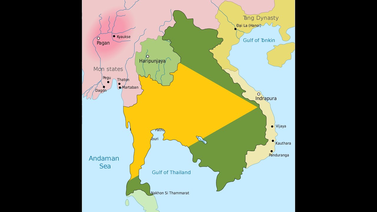 Flagmap - Khmer Empire (900) | NTA_Gaming