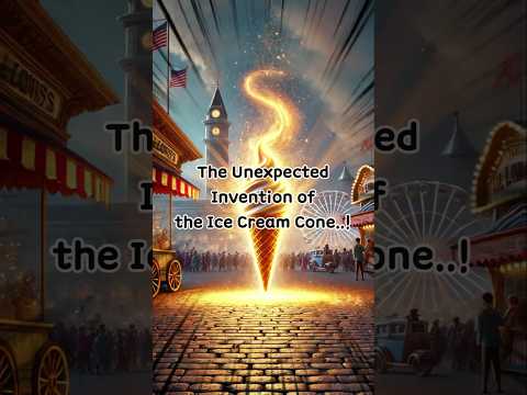 The Unexpected Invention of the Ice Cream Cone ! #backstory #history #icecreamcone