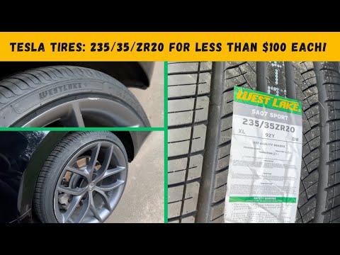 Tesla Tires: 235/35ZR20 For Less Than $100 Each!
