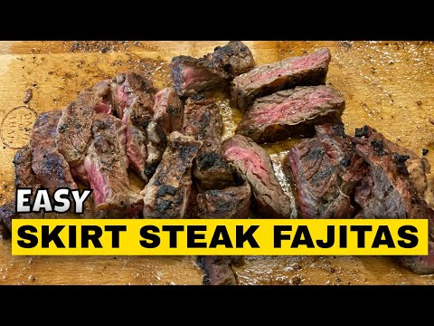 Skirt Steak Fajitas on the Kamado Joe | Hot and Fast Skirt Steak | Easy