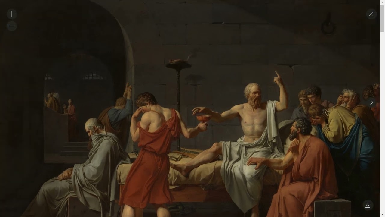 436105 The Death of Socrates Jacques Louis David French 1787