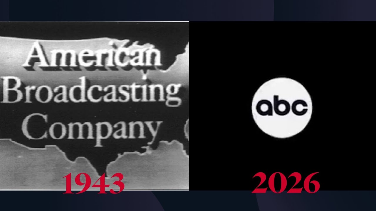 ABC Eras/Bumpers/Idents/Promo USA Logo History (1943-2026)