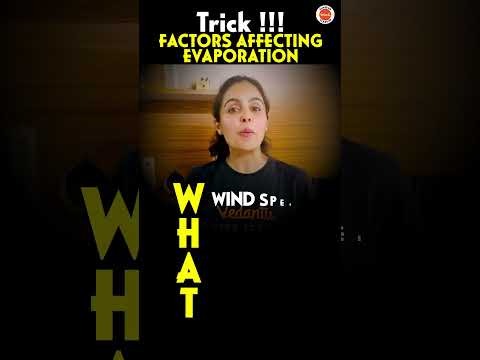 WHAT are the Factors that affect Evaporation! #vedantuclass9 #cbse#rachitamamvedantu