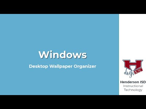 Windows: Desktop Wallpaper Organizer