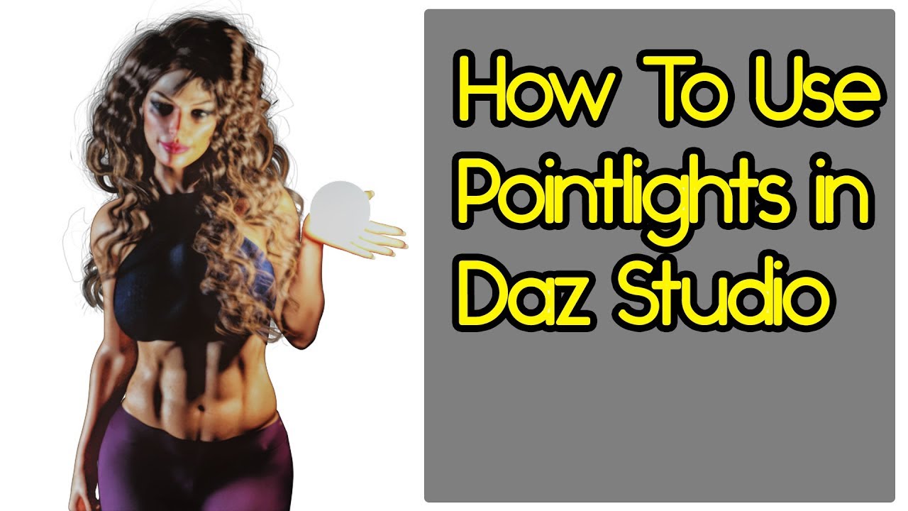 Daz Studio Lighting Tutorial - Pointlights
