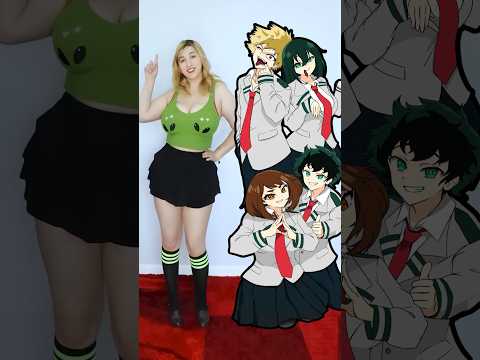 FROPPY X KACCHAN X URARAKA X DEKU 🐸 2D VS 3D 💥