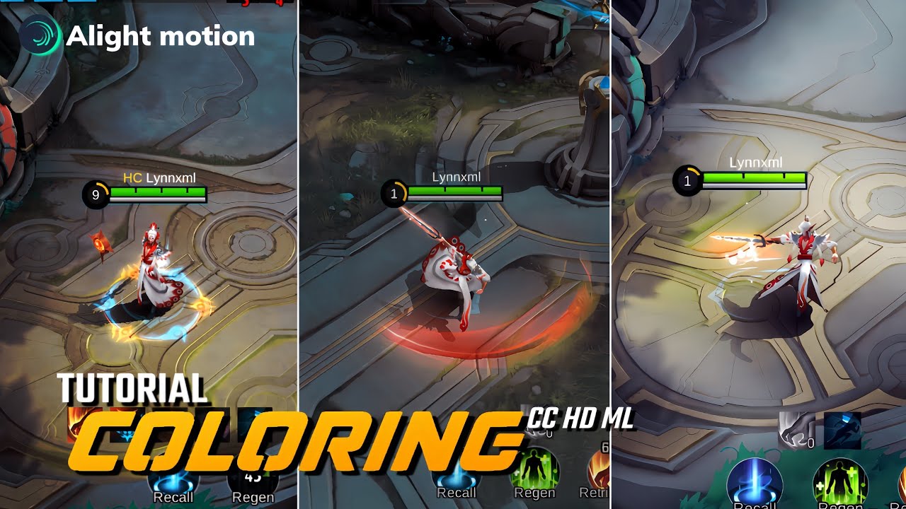 TUTORIAL COLORING ALIGHT MOTION CC ML HD #tutorialccmlhd #ccmlhd #cchd