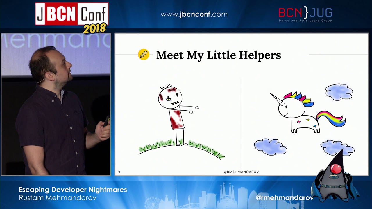 Escaping Developer Nightmares - by Rustam Mehmandarov at JBCNConf'18