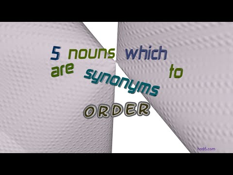 order - 7 nouns synonym to order (sentence examples)
