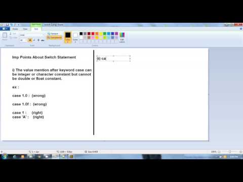 Learn C Programming in Hindi | Imp Points About Switch Statement - Mind Luster