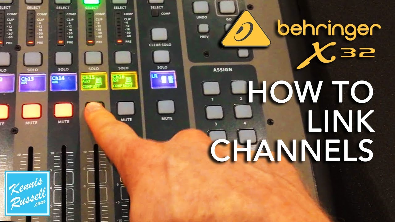 Link Channels | Behringer X32 -  Mini Tutorial