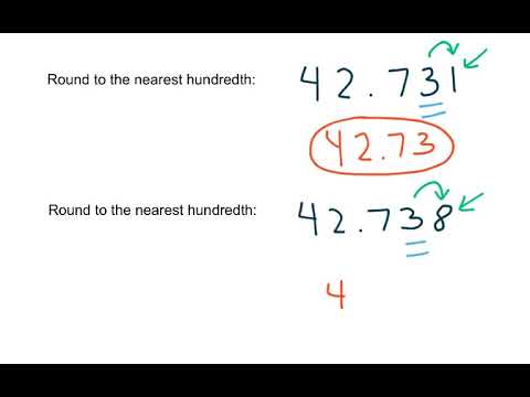 Math 104B - Section 1.1: Rounding Decimals