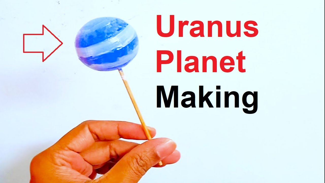 Uranus planet making for solar system project models for science project exhibition | howtofunda