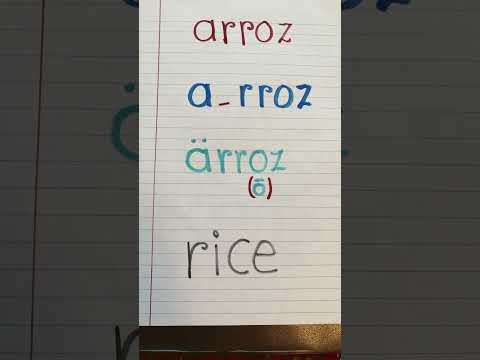 How to pronounce “ rice” in Spanish