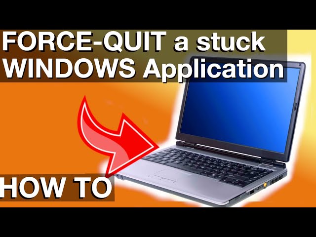 How to force quit programs on Windows 11