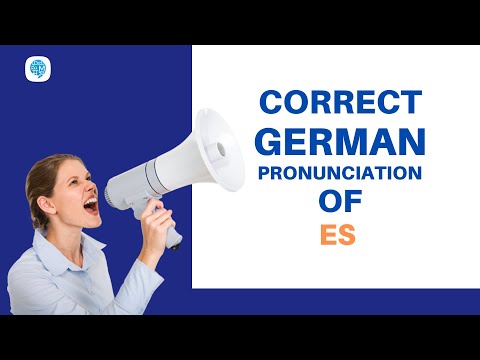 How to pronounce 'es' (it) in German? | German Pronunciation