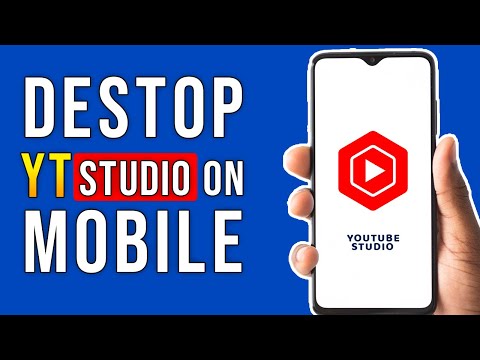 Open YouTube Studio Desktop Website on Mobile in Google Chrome