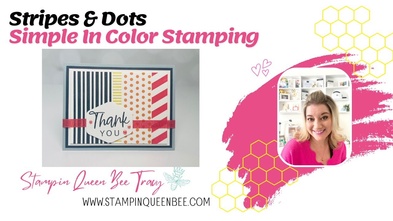 Playful Backgrounds Made Easy 🌟 Stripes & Dots Stamp Set & the 2025-2027 In Colors