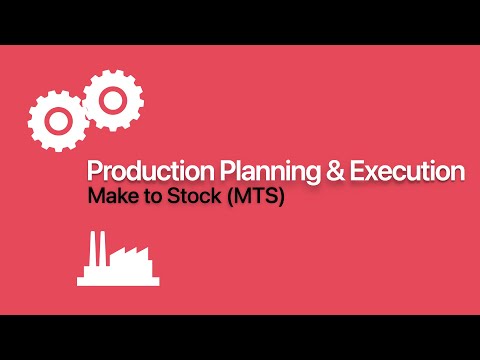 What is MTS in SAP | SAP Production Planning & Execution (Make to Stock) | Make to Stock | SAP Demo