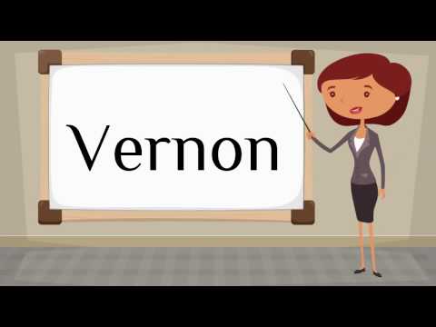 How do you say 'Vernon' in Spanish?