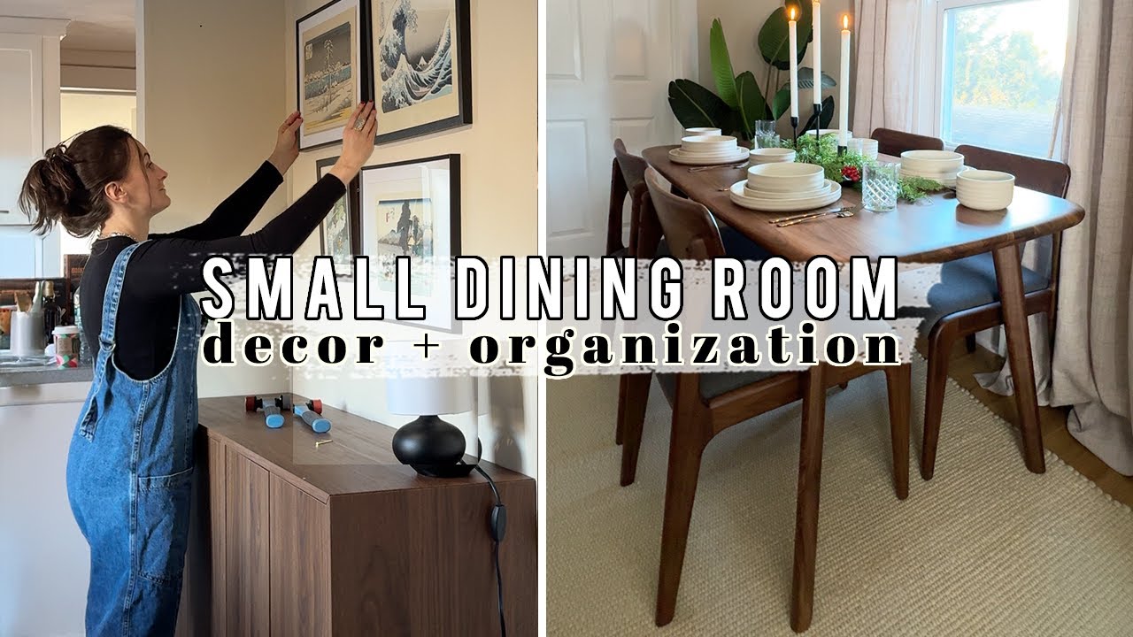 TINY Dining Room - Before And After Makeover!