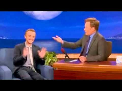 Conan Shows Tom Felton Some Awkward Harry Potter Slash Fan Art – UPROXX