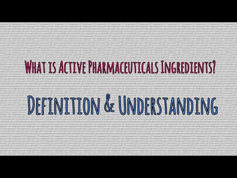 API (Active Pharmaceutical Ingredients) - Active Pharma Ingredients ...