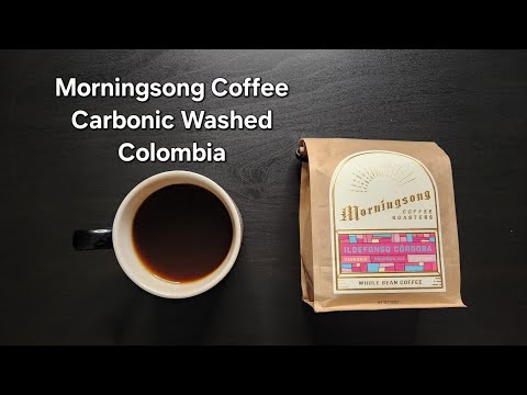 Morningsong Coffee Roasters Review (Grand Rapids, MI)- Carbonic Washed Colombia Ildefonso Córdoba