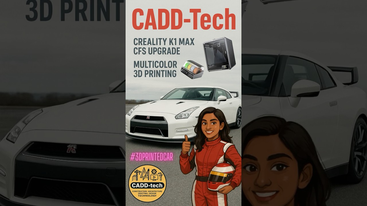 3D Printed Nissan GT-R #3dprinting #3dprinted #crealityk1