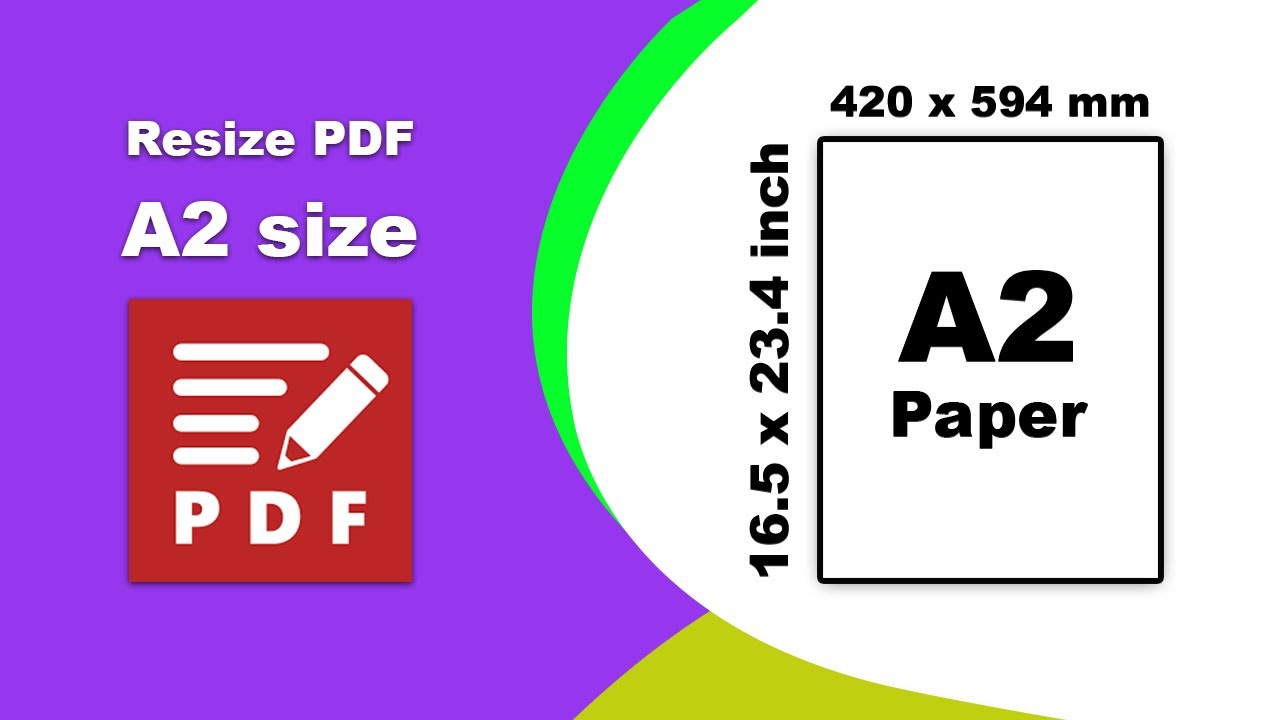 How to resize pdf to A2 size in PDF-XChange Editor