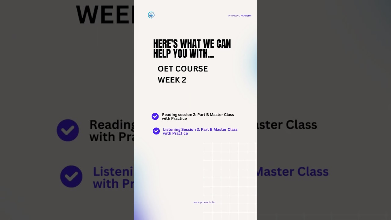 OET REGULAR COURSE FEATURES  #quiz #oet #dailyquiz #education #foryou