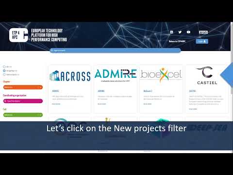 How to use the new ETP4HPC handbook website