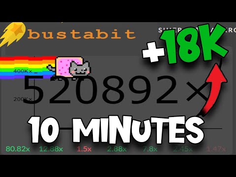 Bustabit - Winning 18K IN 10 MINUTES (crash betting)