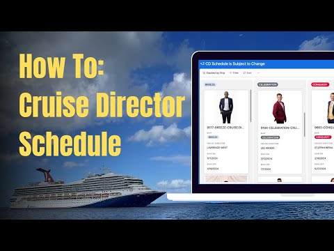 How to Use the Carnival Cruise Line Cruise Director Schedule.
