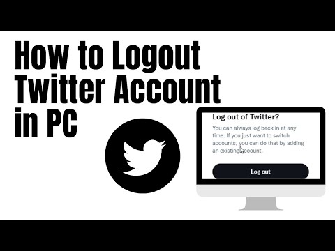 How to Logout Twitter Account in PC/Desktop