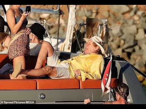 Sir Rod Stewart Celebrates 80th Birthday in Style on $150M Super Yacht in St Barts