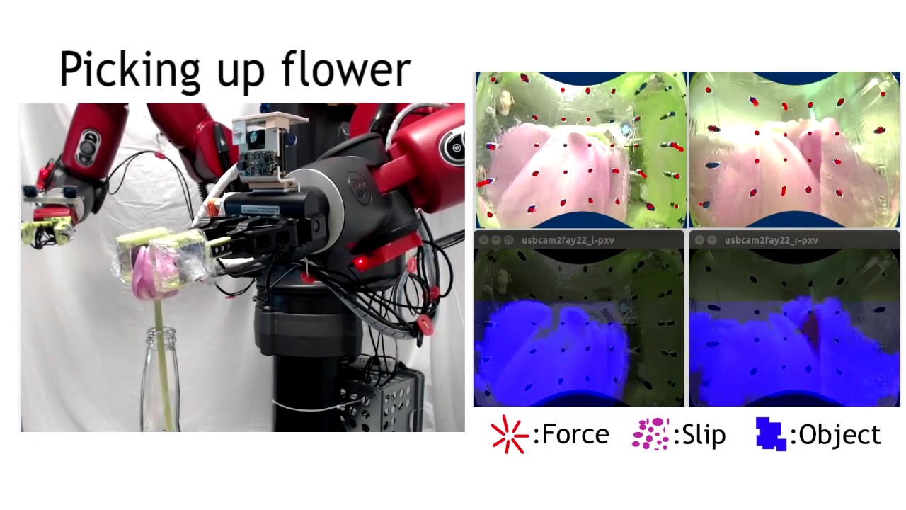 Robustly Grasping Deformable Objects with FingerVision