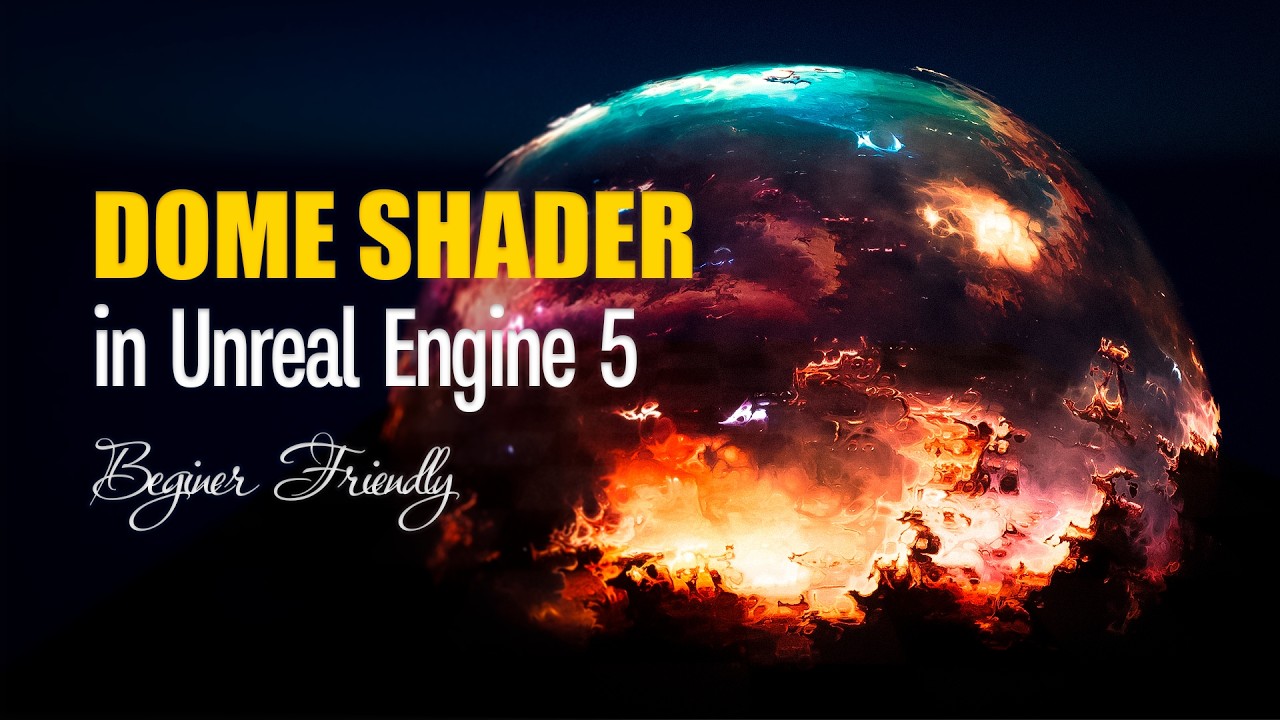 #Tutorial | How to Create a Sci-Fi Force Field in UE5 (Dome Shader)