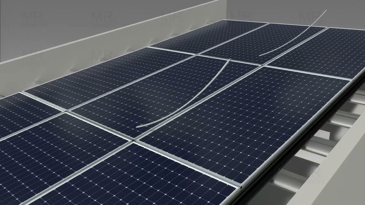 Innovative Solar Panel Installation – 3D Animated Process