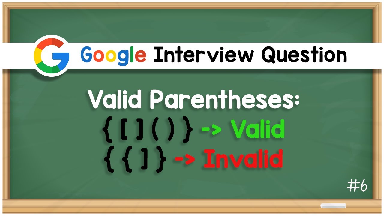 Valid Parenthesis - Code Interview Question - Leetcode #20