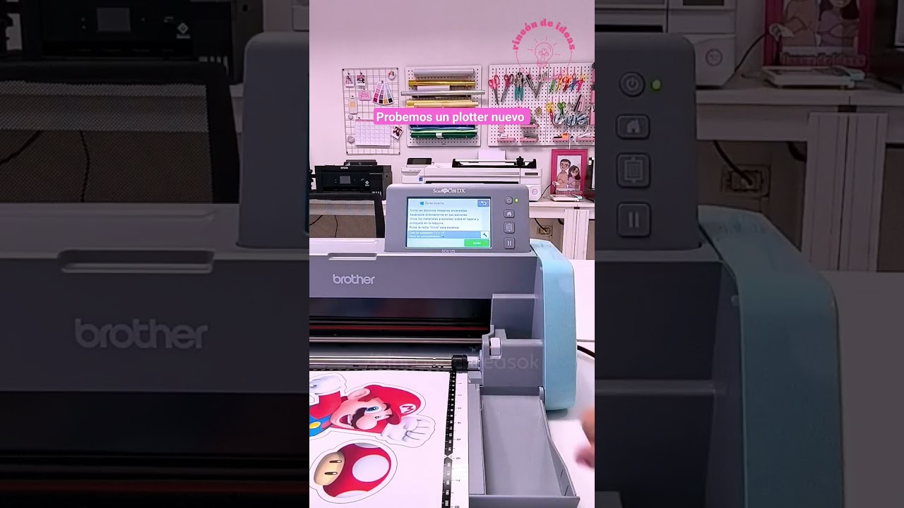 Probemos un plotter nuevo: #scanandcut #diy #plotter